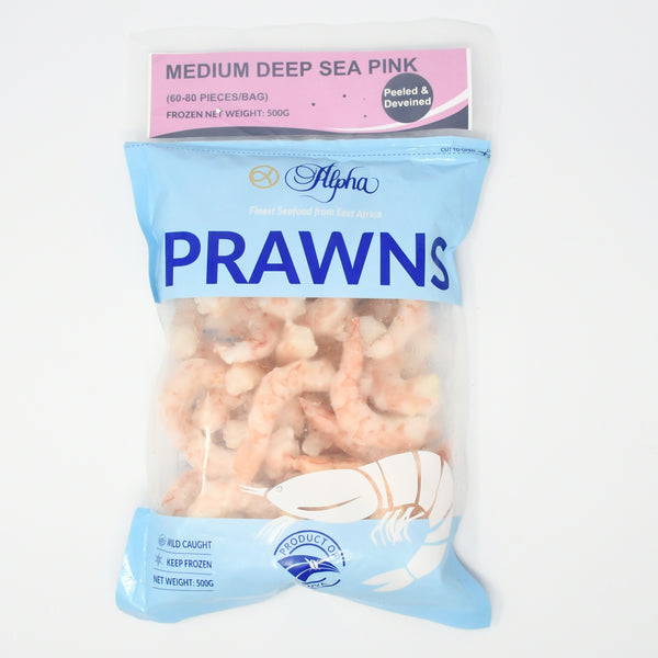 MEDIUM DEEP SEA PRAWNS (Peeled and Deveined) (500g) - Prime Cuts ...